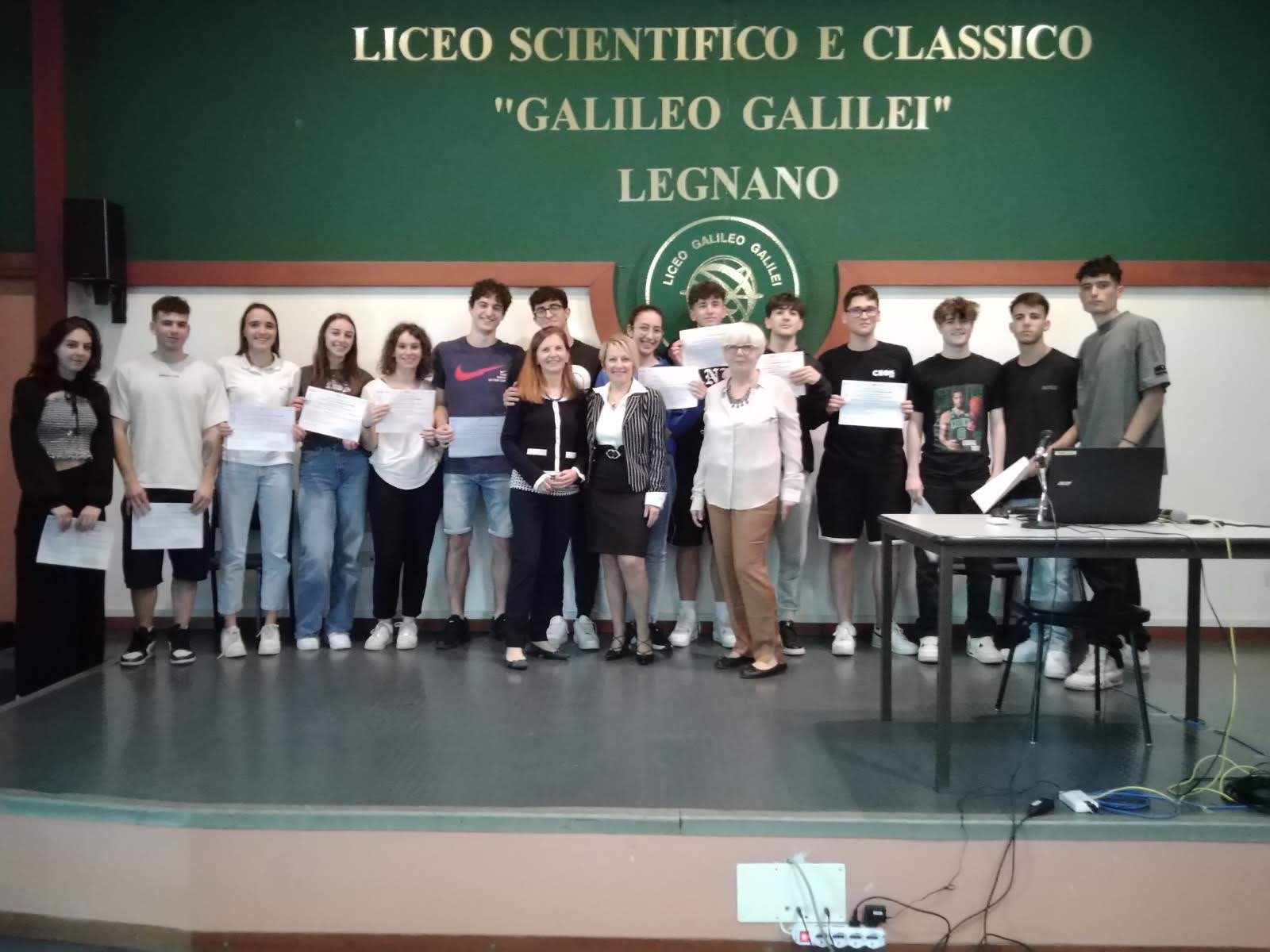Consegna degli attestati del Liceo Potenziato in Matematica